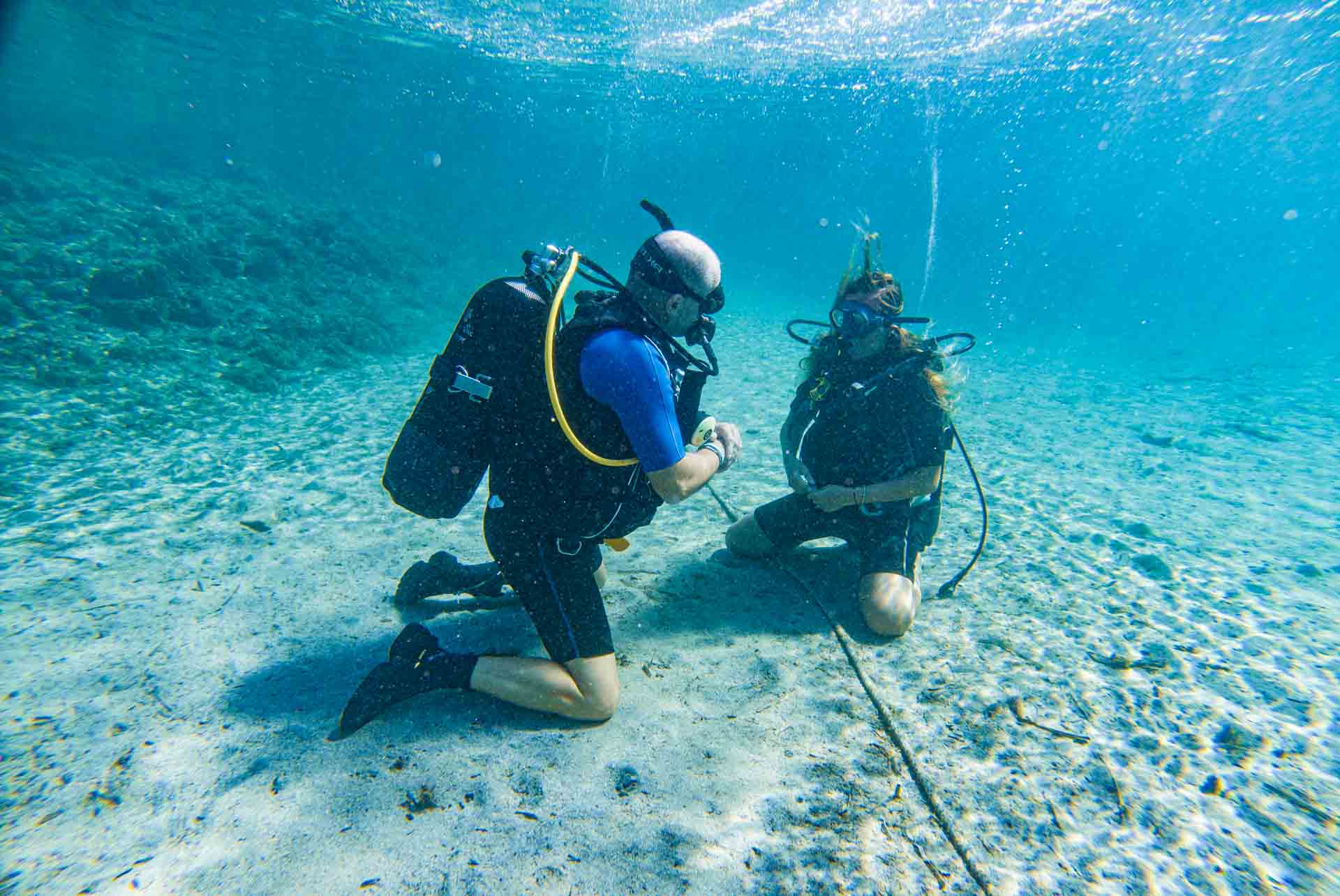 Scuba Diving in Asinara National Park Sardinia Italy